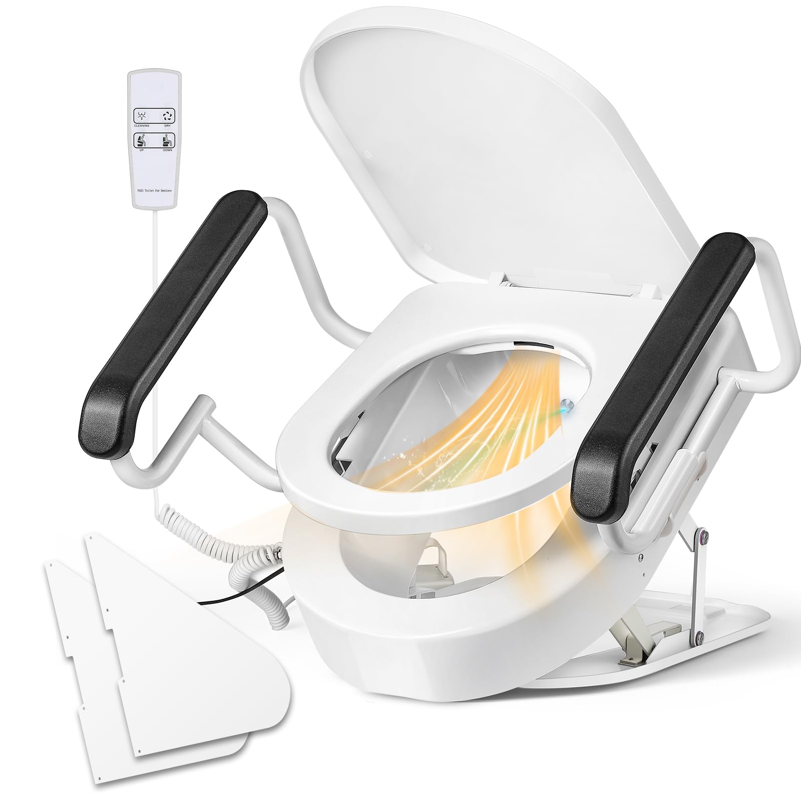Amazon.com: Spolehli Electric Raised Toilet Seat Lift with Drying ...