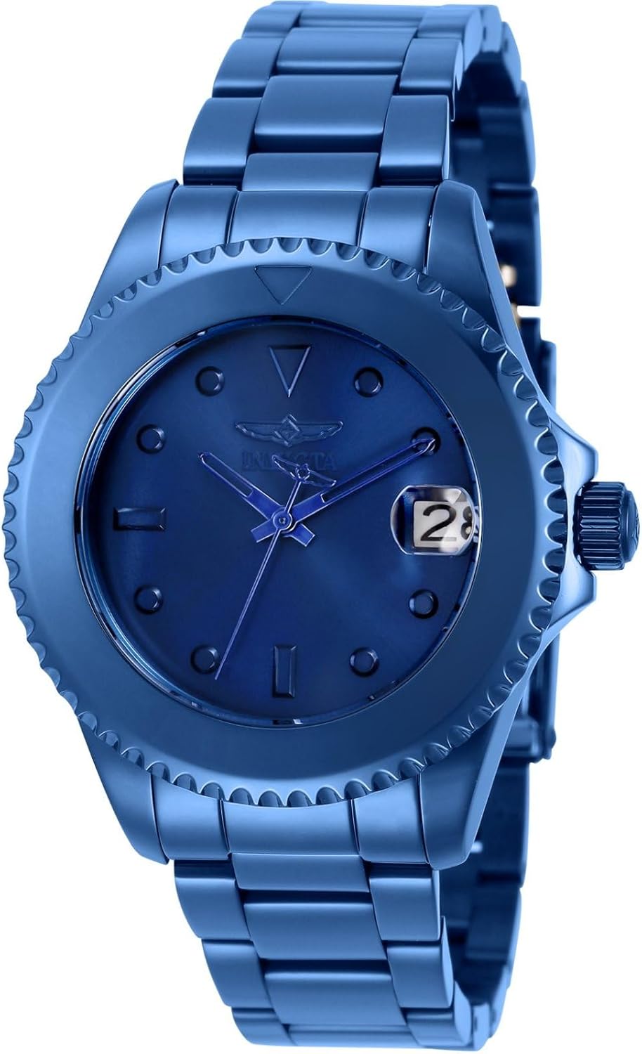 Amazon.com: Invicta Women's 35043 Pro Diver Automatic 3 Hand Blue Dial ...