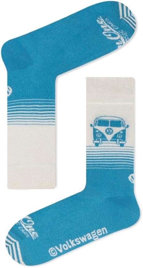 Happy Socks VW Bulli Volkswagen Stripe Sock 36-40 : Amazon.de: Fashion