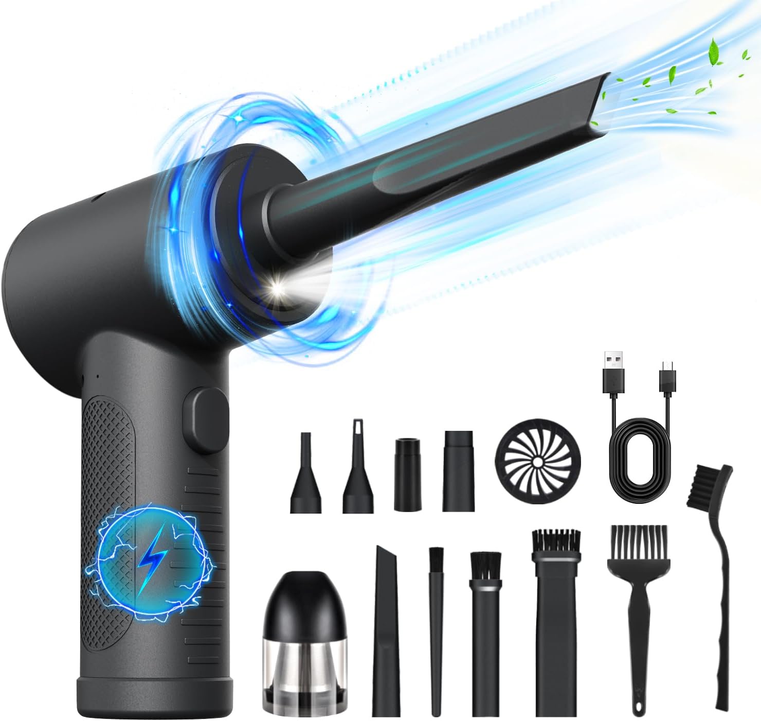 Amazon.com: VSIN Compressed Air - Electric Air Duster 550 watts ...