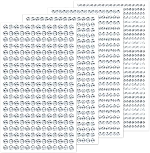 KADAM Self- Adhesive Crystal Sticker Stone Sticker for Decoration Craft ...