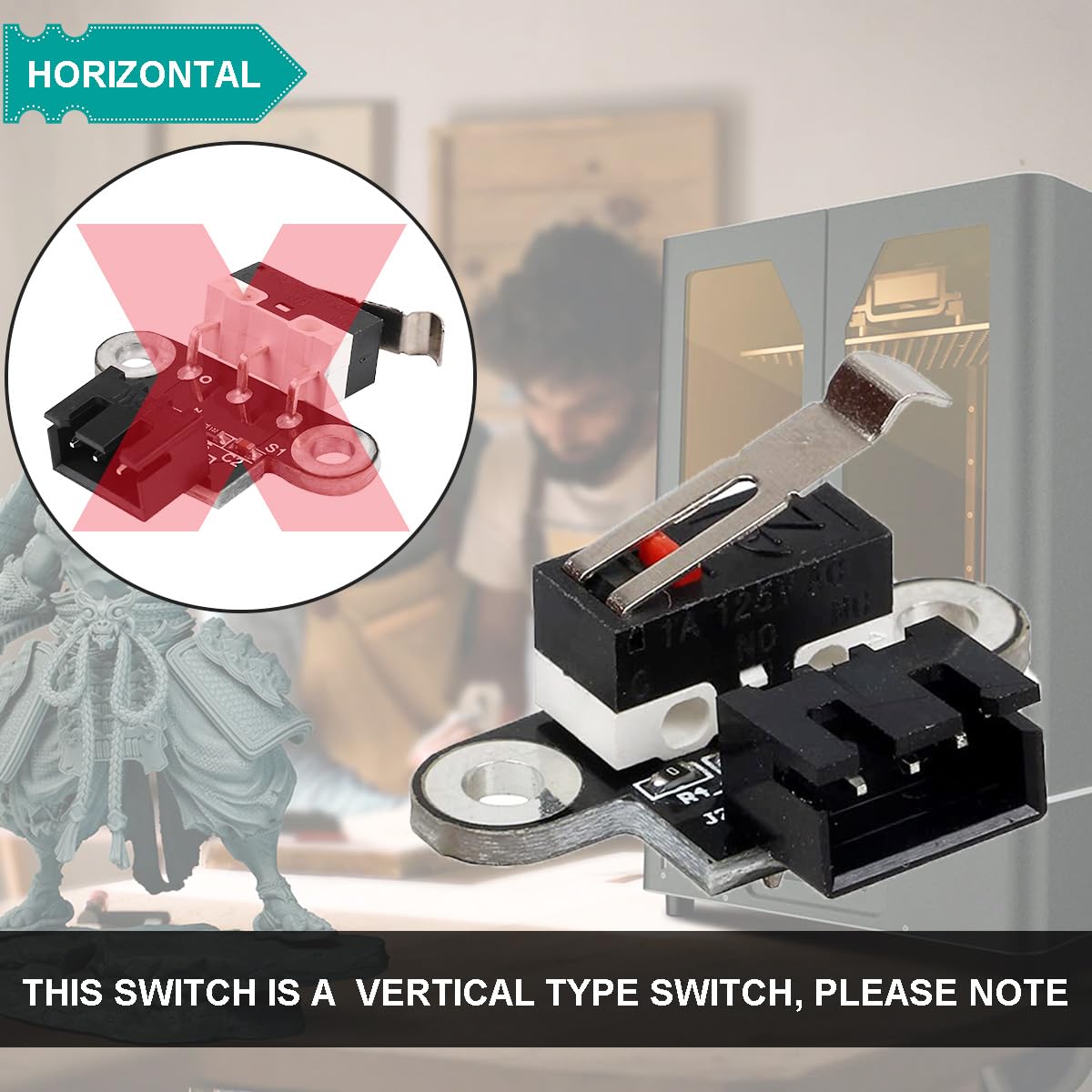 Snapklik.com : DAOKAI 3D Printer Switch Vertical Type Mechanical ...