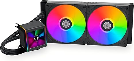 Amazon.com: Lian Li Galahad II LCD 280 - AIO- Asetek 8.5th Gen - 2.88 ...