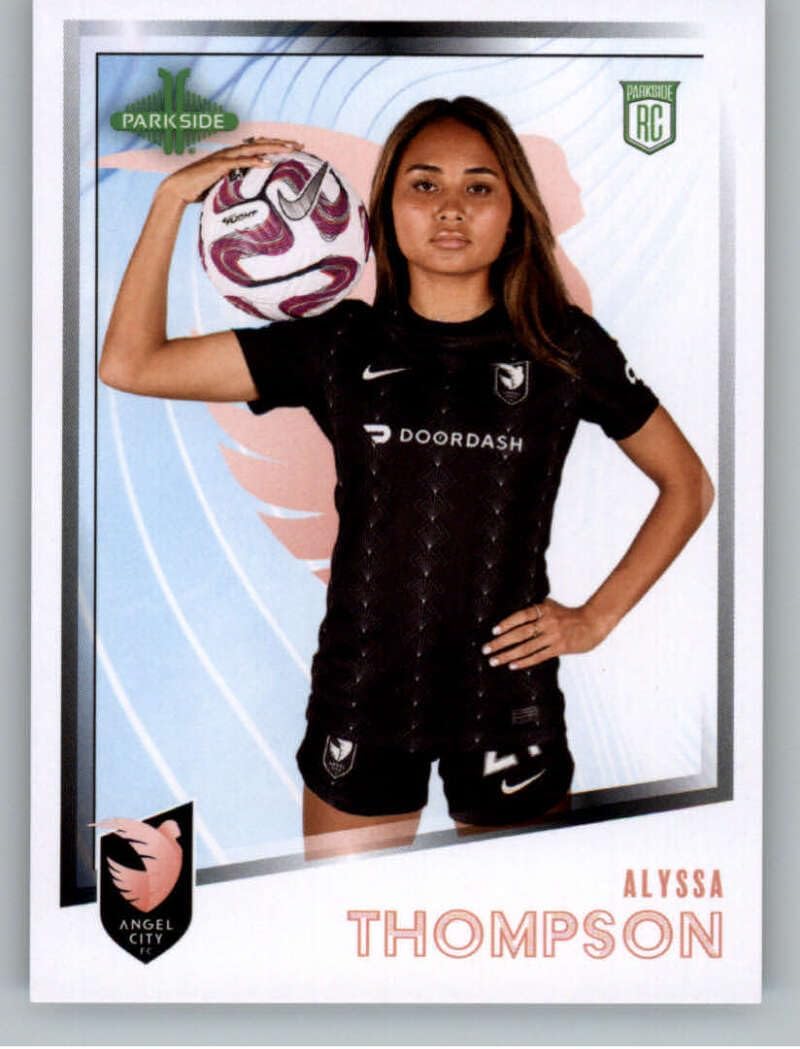 Amazon.com: 2023 Parkside NWSL Vol 1#158 Alyssa Thompson Angel City RC Rookie Card Official ...