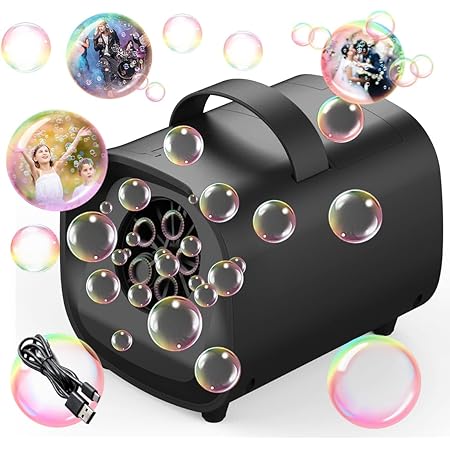 Party Time Battery Operated Bubble Machine - Rose: Amazon.co.uk: Toys ...