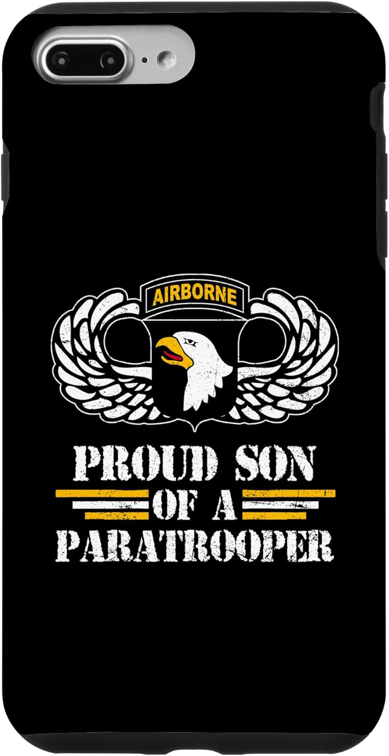 Amazon.com: iPhone 7 Plus/8 Plus Proud Son Of 101st Airborne Division ...