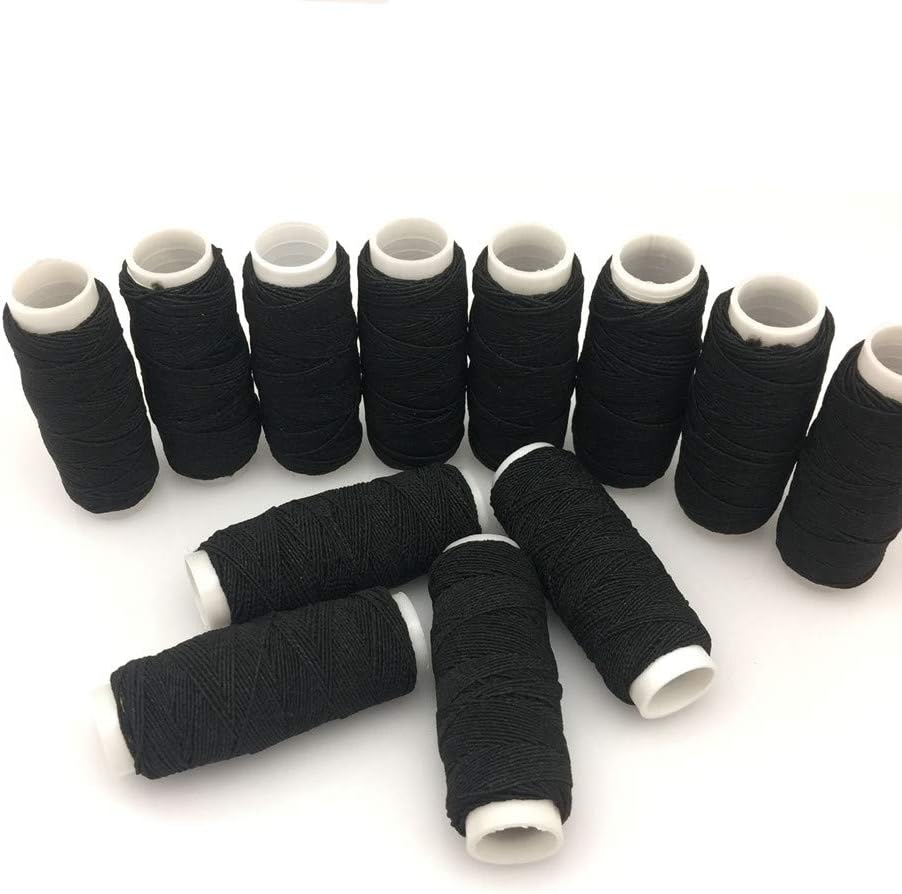 Amazon.com: FQTANJU Round Shirring Elastic Craft Cord (12 Pcs Black)