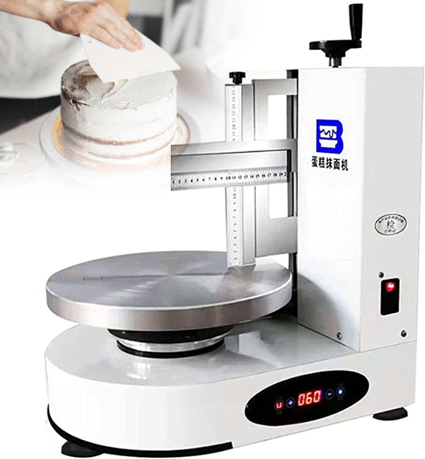 Amazon.com: GEHPYYDS Automatic Cake Turntable Cake Machine,Automatic ...