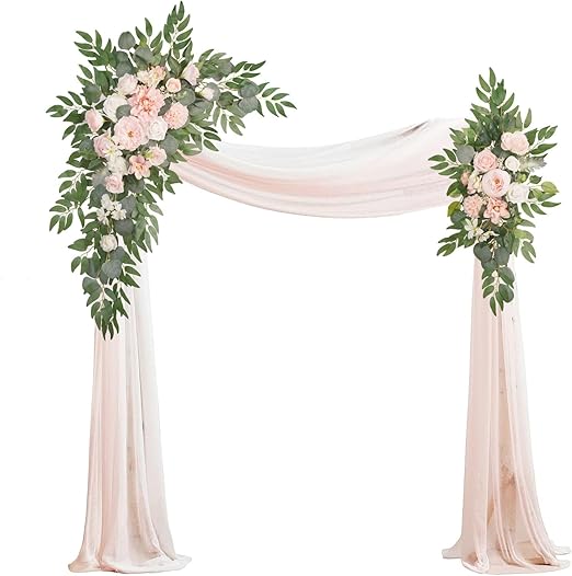 Amazon.com: Muhanjia Artificial Arch Flowers Kit(Pack of 4),2Pcs ...