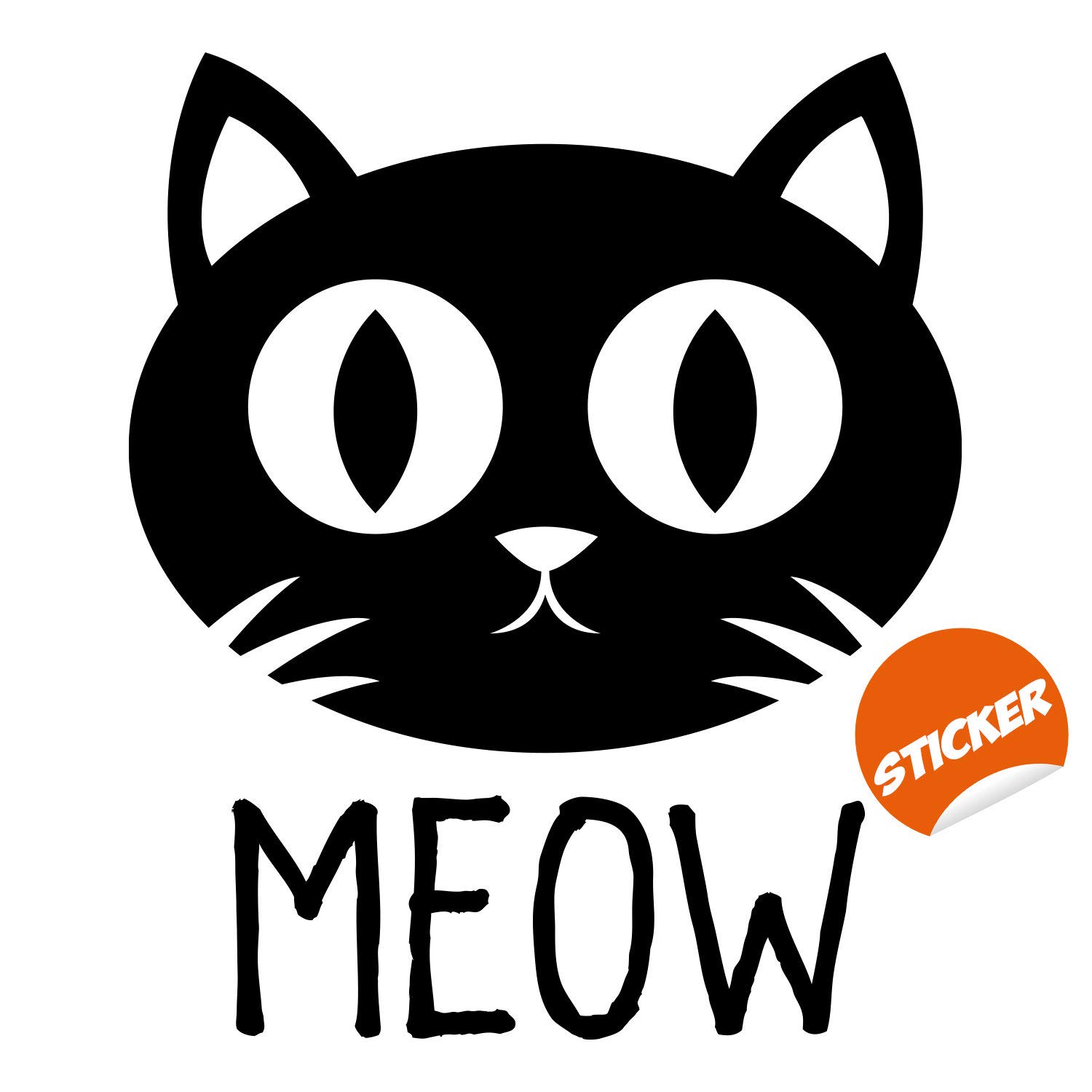 Japanese Cat Emoticon Face Stickers Kawaii White Kitty Kaomoji Kaomoji