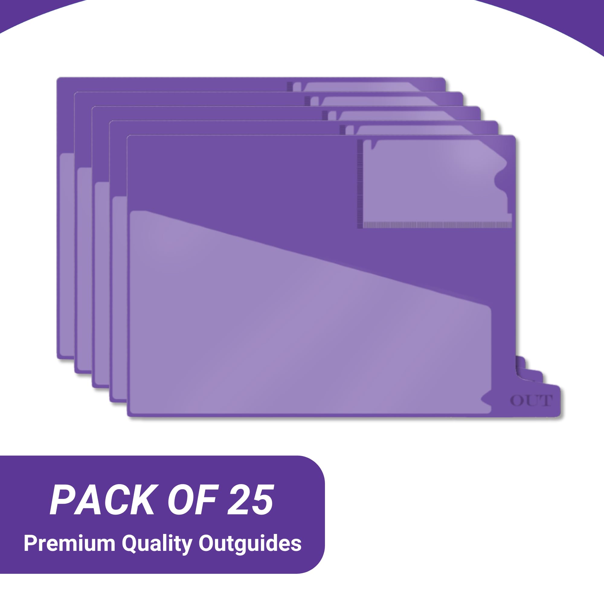 Office File Management Doctor Stuff Center Tab Vinyl Out Guides - File ...