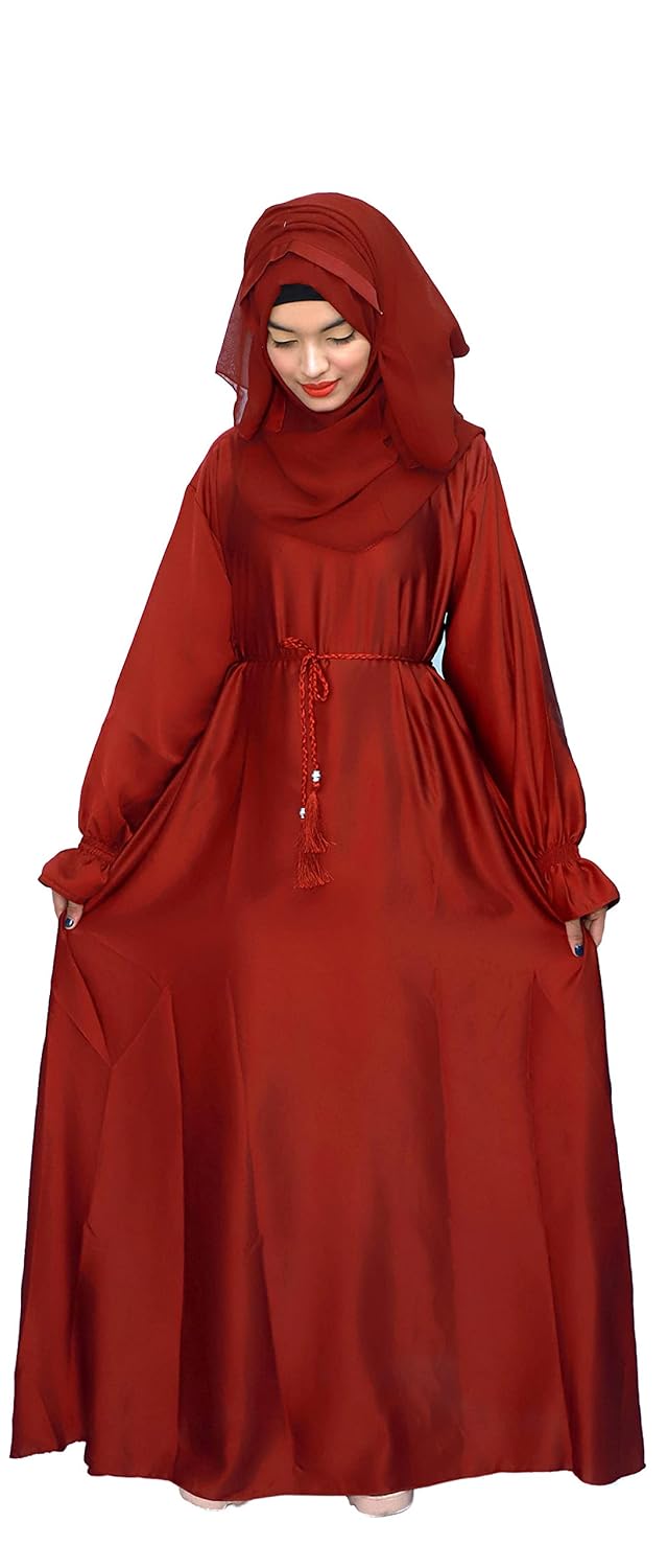 DUA ABAYA For Women's Imported Silk Nida Fabric Beautiful Adjustable ...