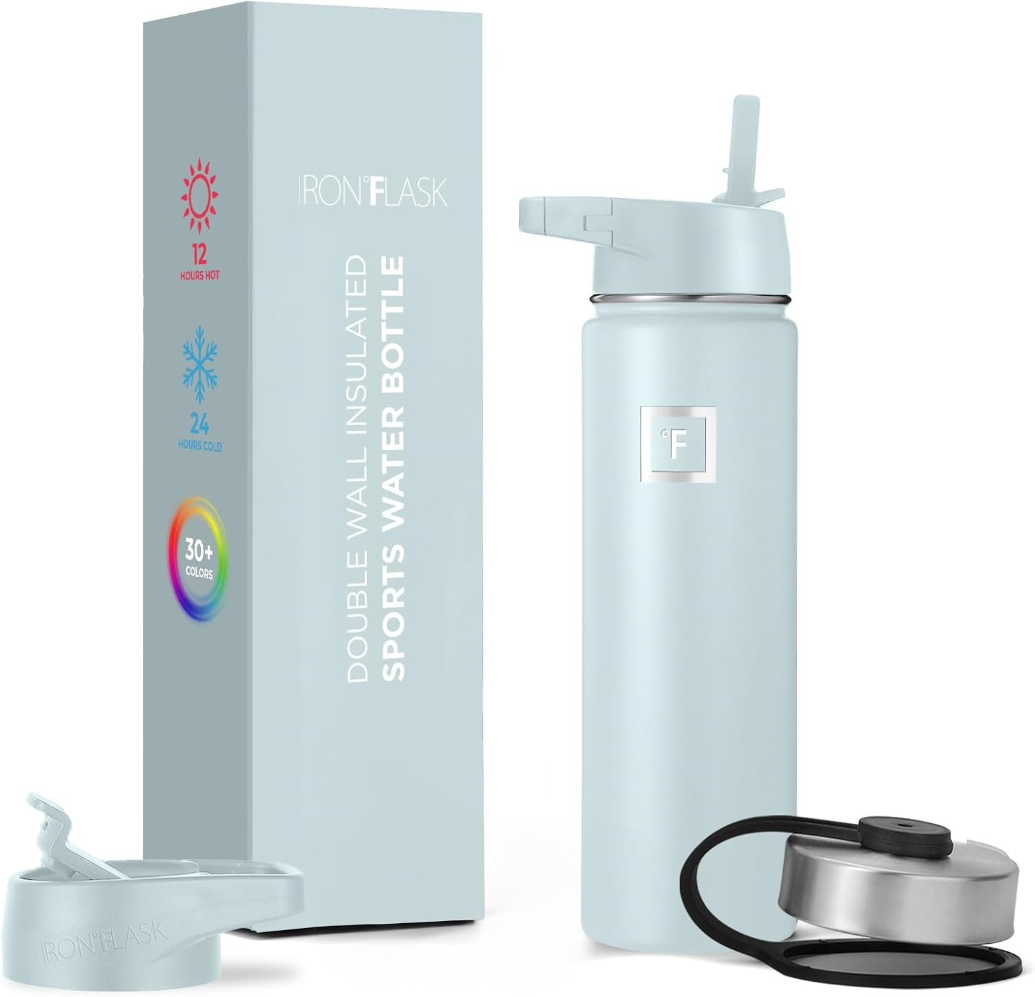 Amazon.com: IRON °FLASK Camping & Hiking Hydration Flask, Wide Mouth, 3 ...