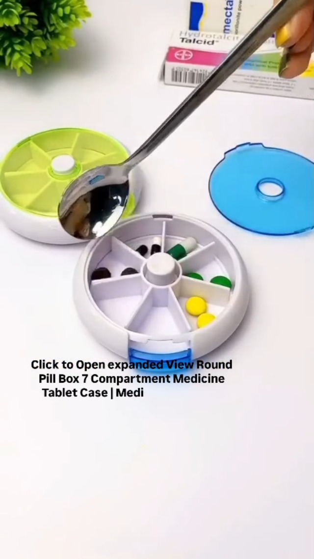 Watch Click to Open expanded View Round Pill Box 7 on Amazon Live