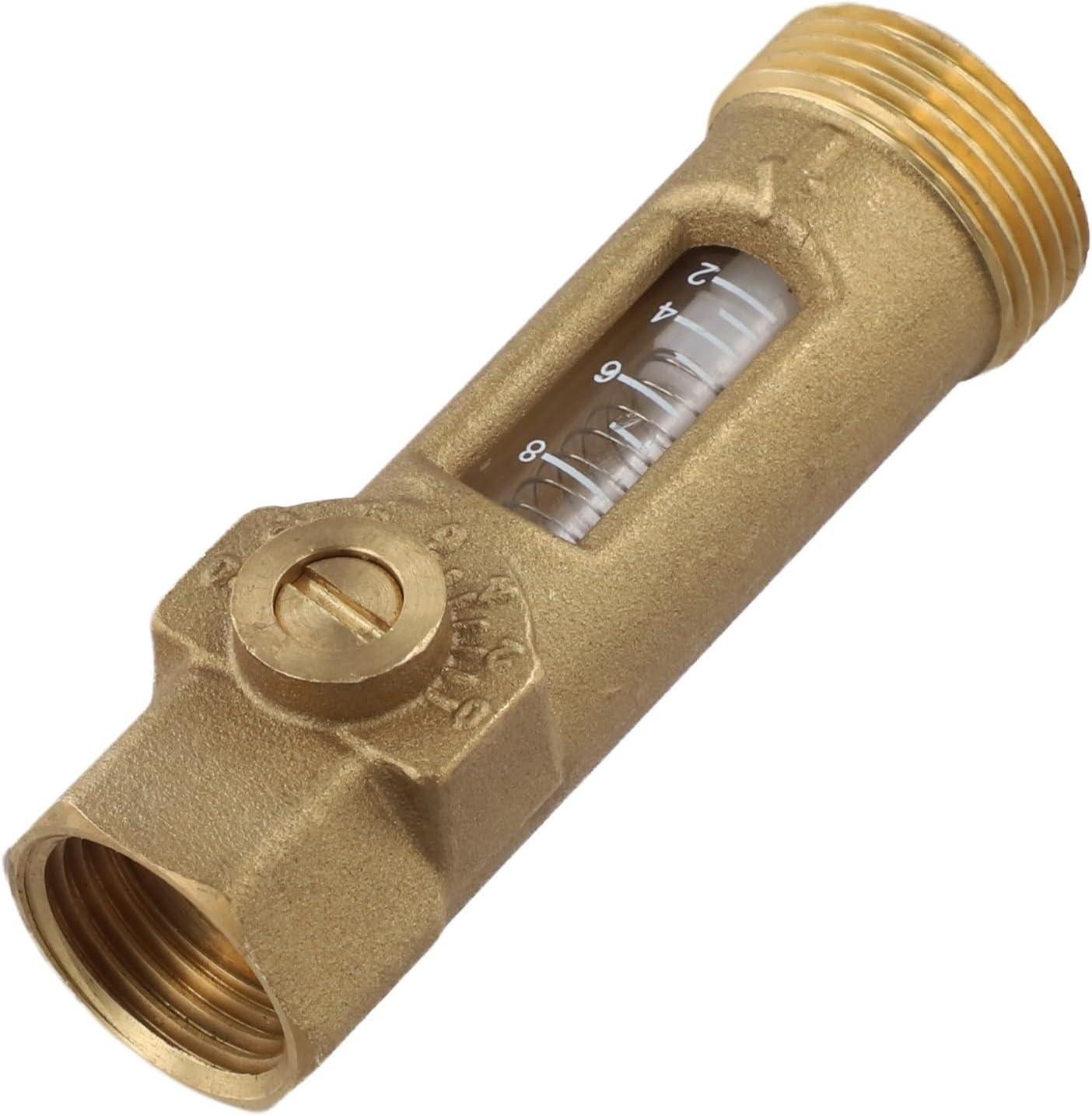 Brass Flow Meter for HVAC Flow Control Balancing Valve with Visual Flow ...