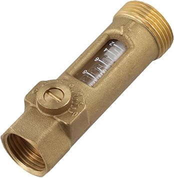 Brass Flow Meter for HVAC Flow Control Balancing Valve with Visual Flow ...