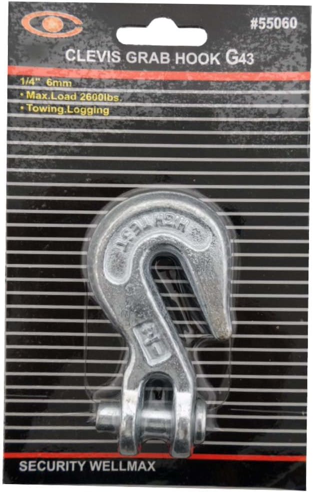 Amazon.com: ToolUSA ¼" (0.6 cm) Clevis Grab Hook | Precision Tool for ...