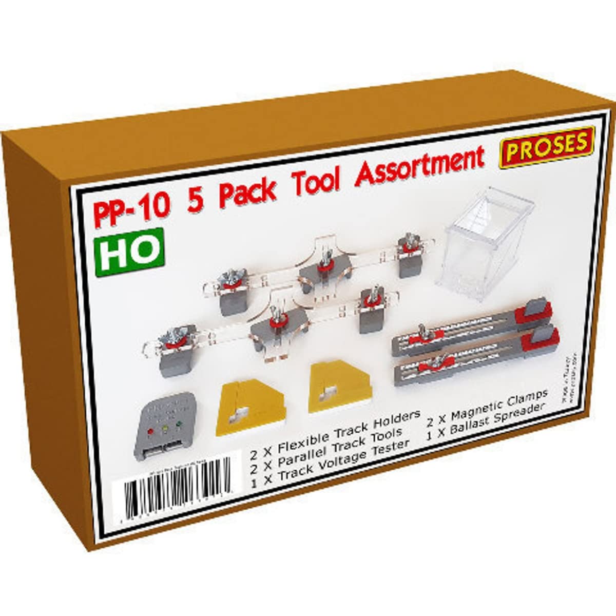 Amazon.com: Bachmann 39029 HO Track Pack Tool Assortment : Arts, Crafts ...