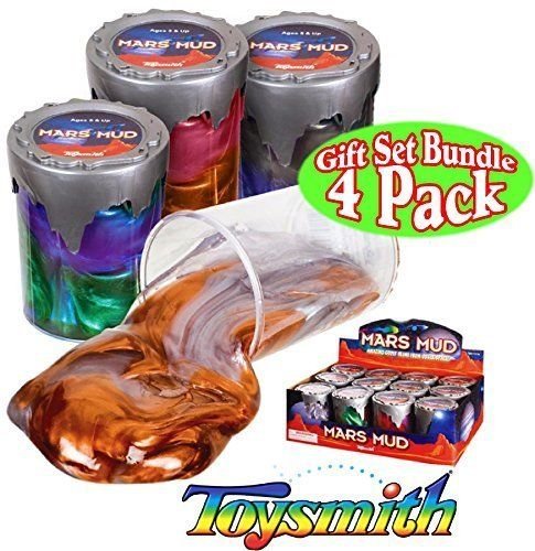 Buy Mars Mud Slime/Putty Complete Gift Set Party Bundle - 4 Pack + Free ...