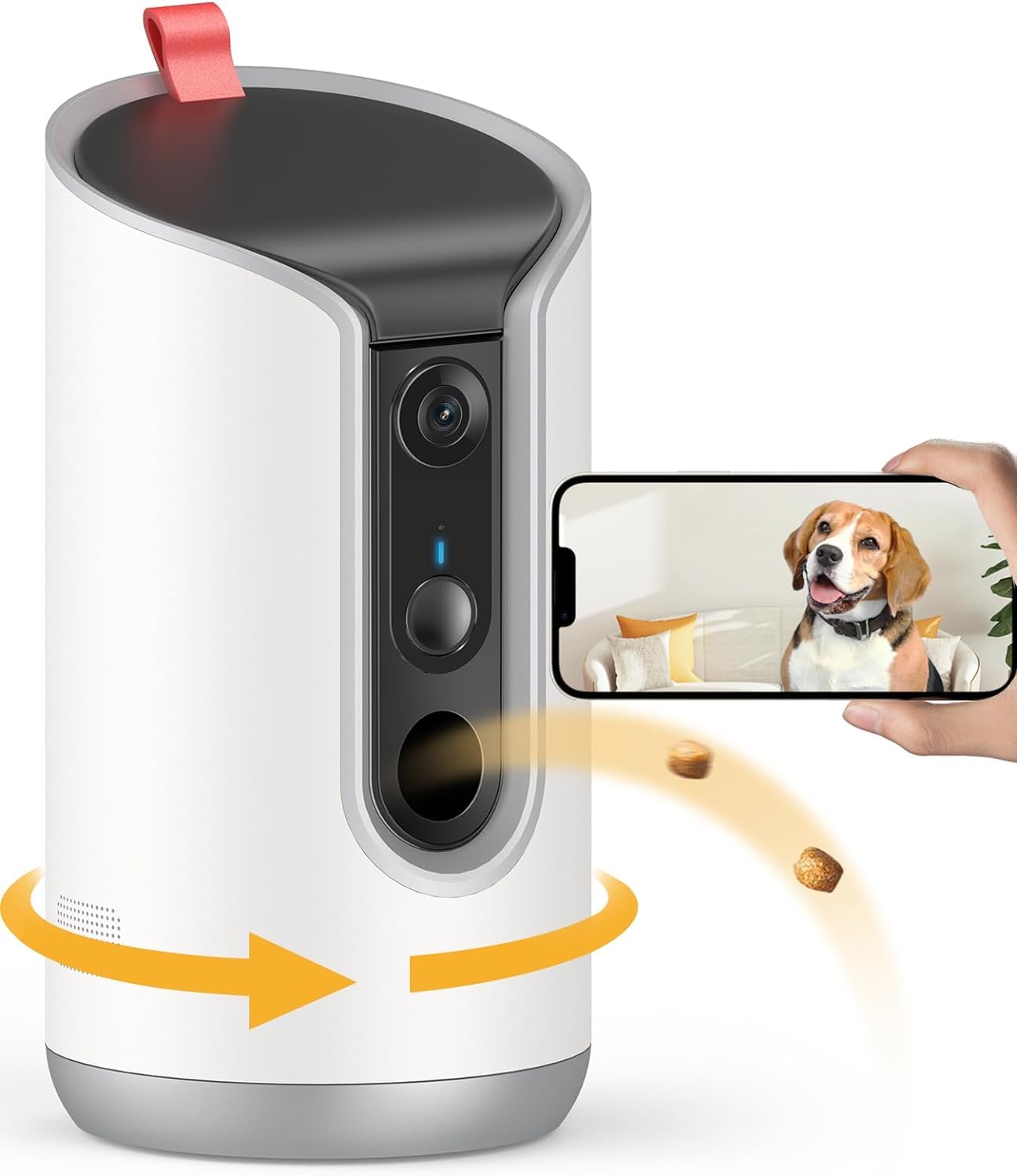 Amazon.com: Fexfor 2K Pet Camera Security Dogs Camera, On-Device AI ...