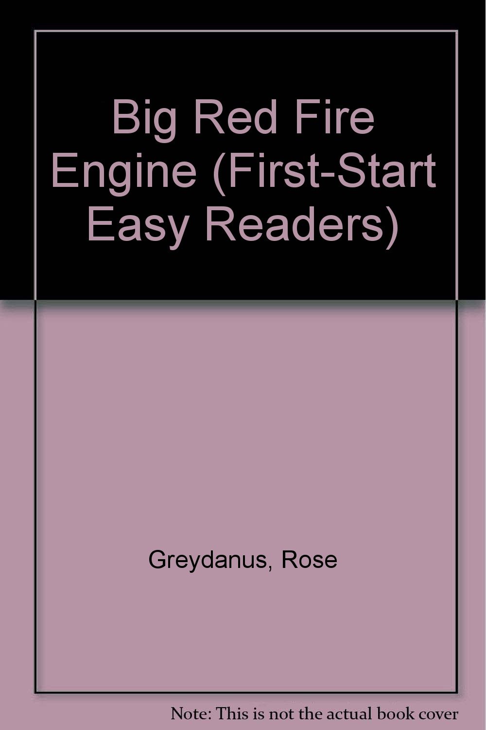 Amazon.com: Big Red Fire Engine Big Book (First Start Easy Reader ...