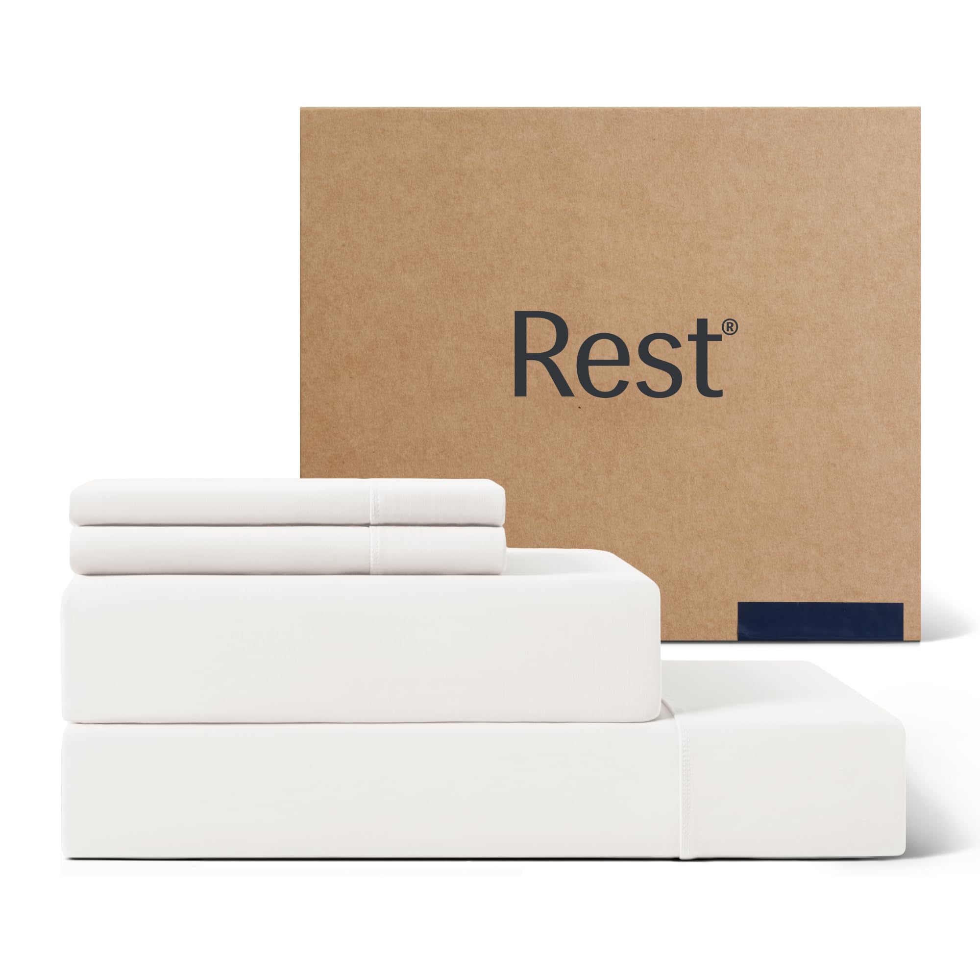 Amazon.com: REST® Evercool®+ Cooling Sheet Set, Cali King, Arctic White ...