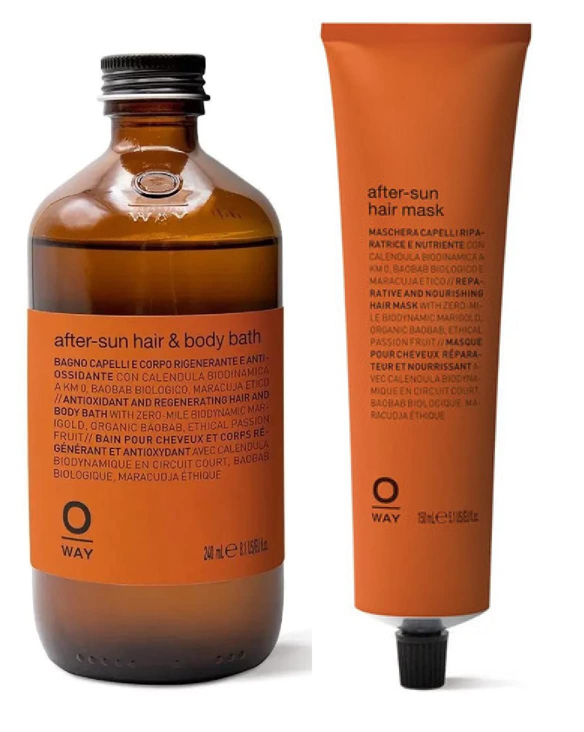 Amazon.com : 0way AFTER-SUN Hair & Body Bath Shampoo & AFTER-SUN Hair ...
