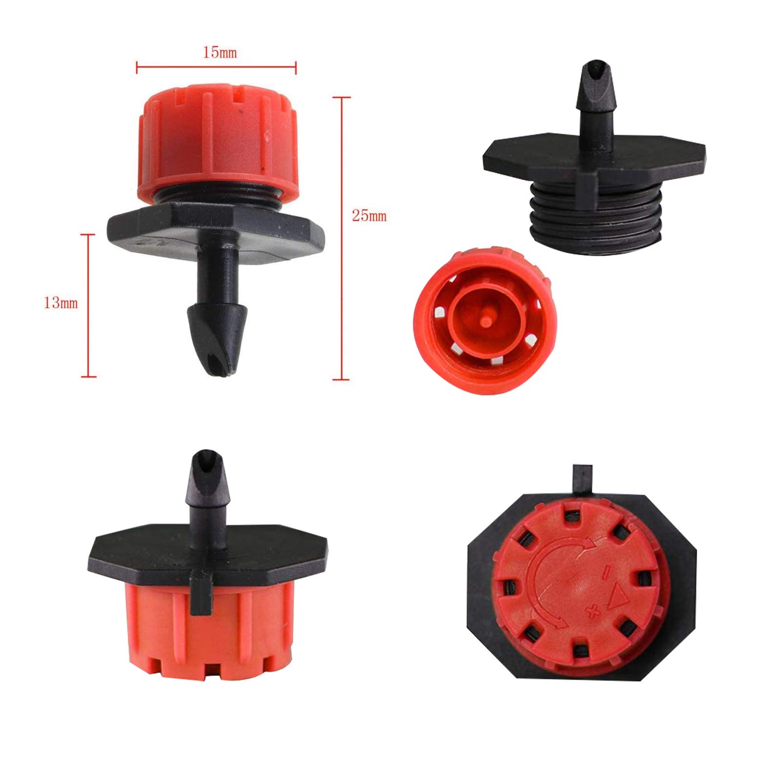 Snapklik.com : 200Pcs Adjustable Irrigation Drippers Sprinklers,HOINCO ...