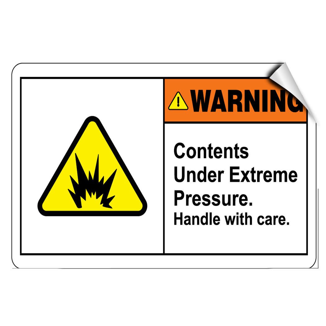 Contents Under Pressure Symbol