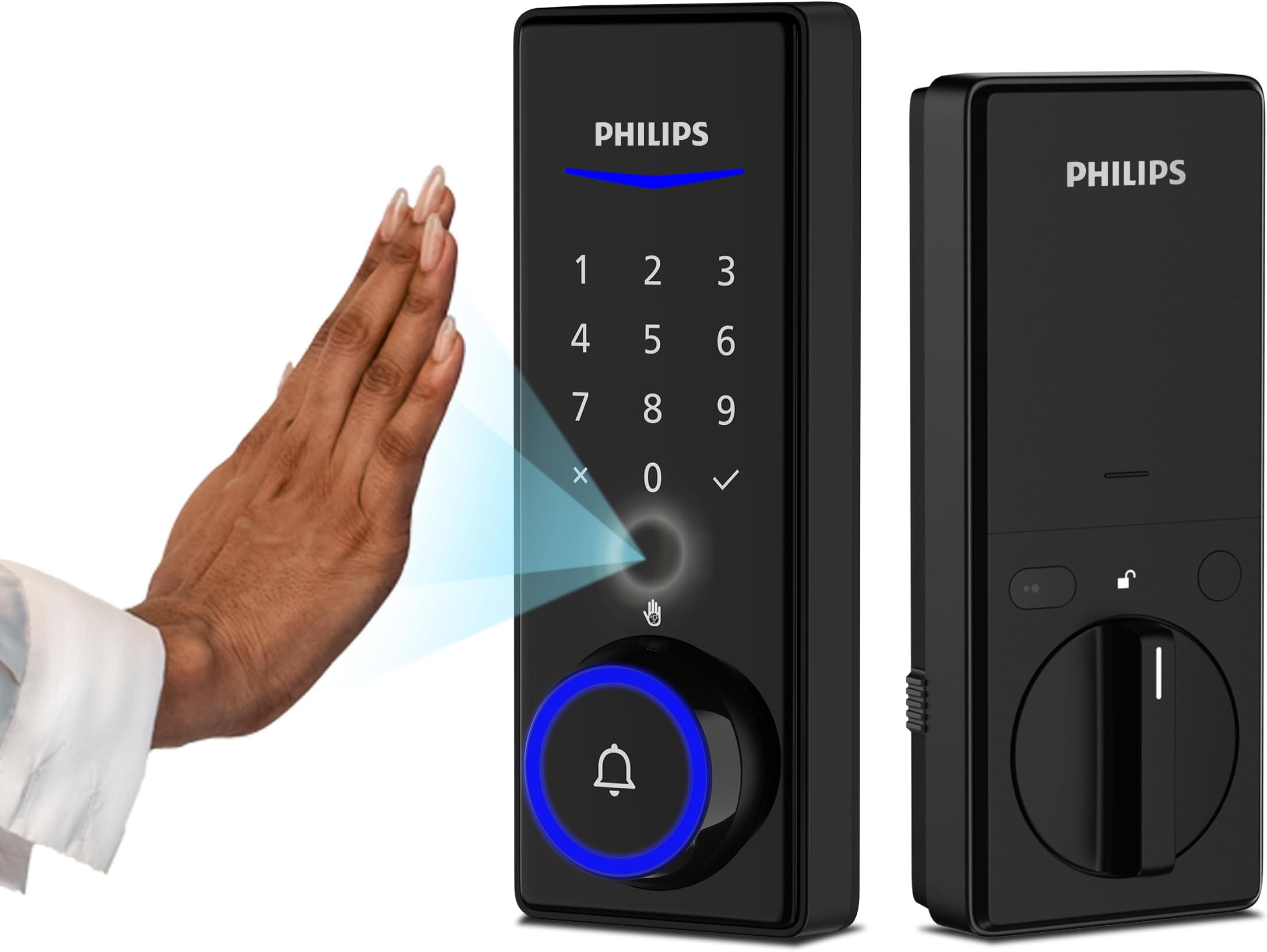 Philips Wi-Fi Smart Door Lock, Keyless Entry Door Lock with App Control ...