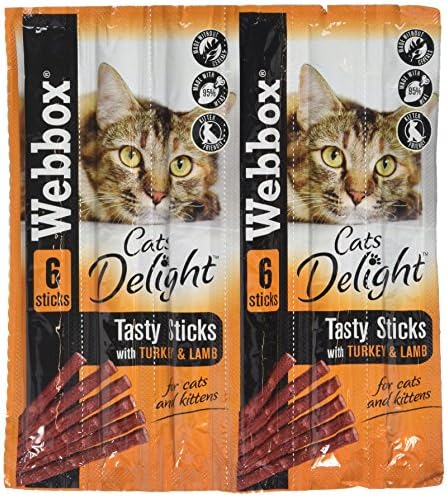 Webbox Cats Delight Tasty Sticks Turkey and Lamb , 6 Sticks : Amazon.co ...