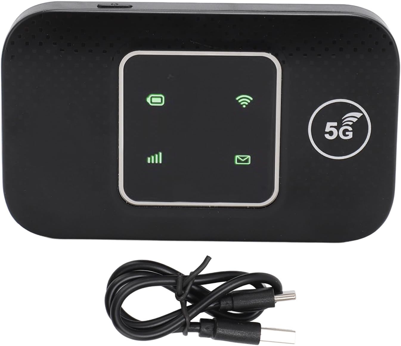 Tenda Mobiler WLAN Router mit LCD-Anzeige, Wi-Fi 6 Tragbarer Hotspot ...