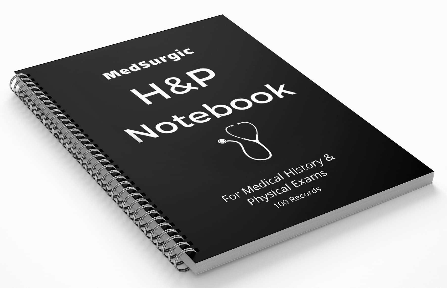 Nurse Report Sheet Notebook 2 Pack H&P Notebook: 110 Perforated Medical ...