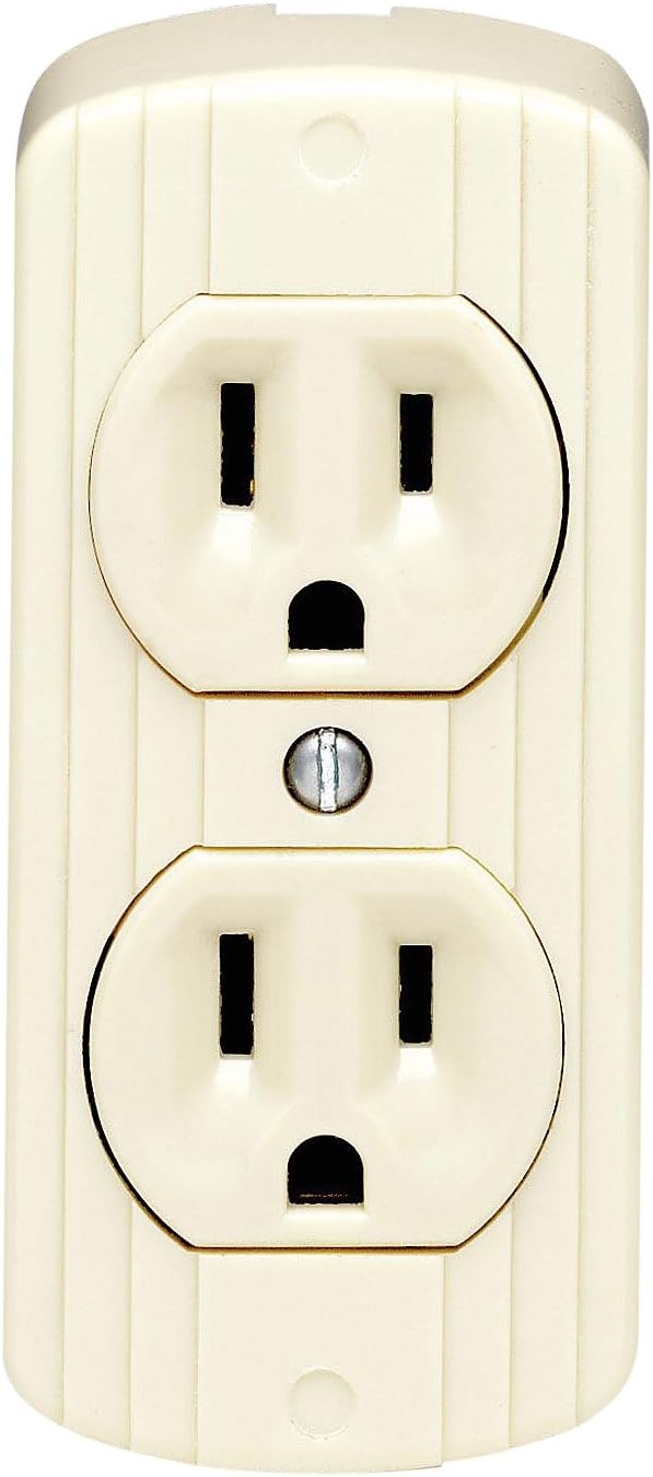 Leviton Contacto Duplex para Supericie de 15 Amp, 125 Volts, 2 Enchufes ...
