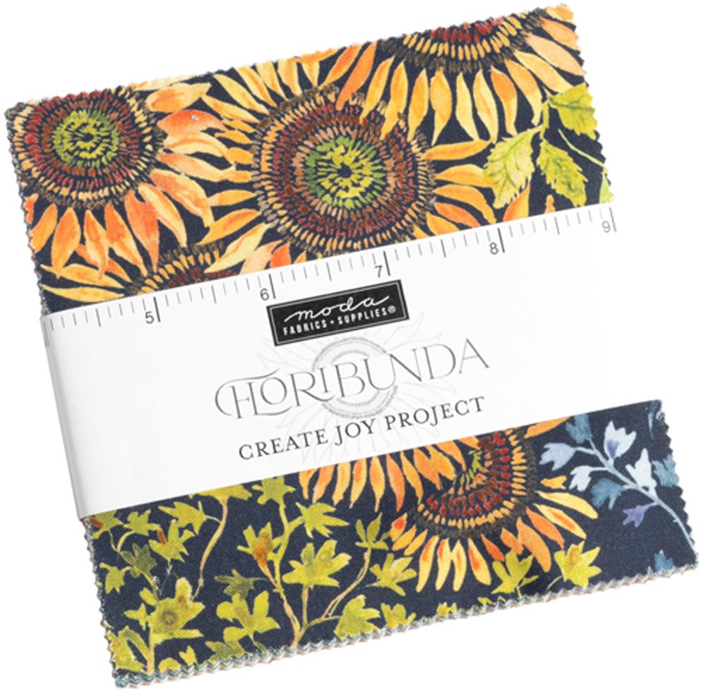 Amazon.com: Floribunda Charm Pack by Create Joy Project; 42-5" Precut ...