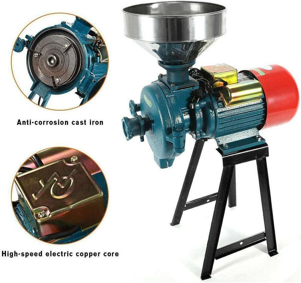 Molinillo eléctrico de grano de 110 V molinillo de maíz seco húmedo y ...