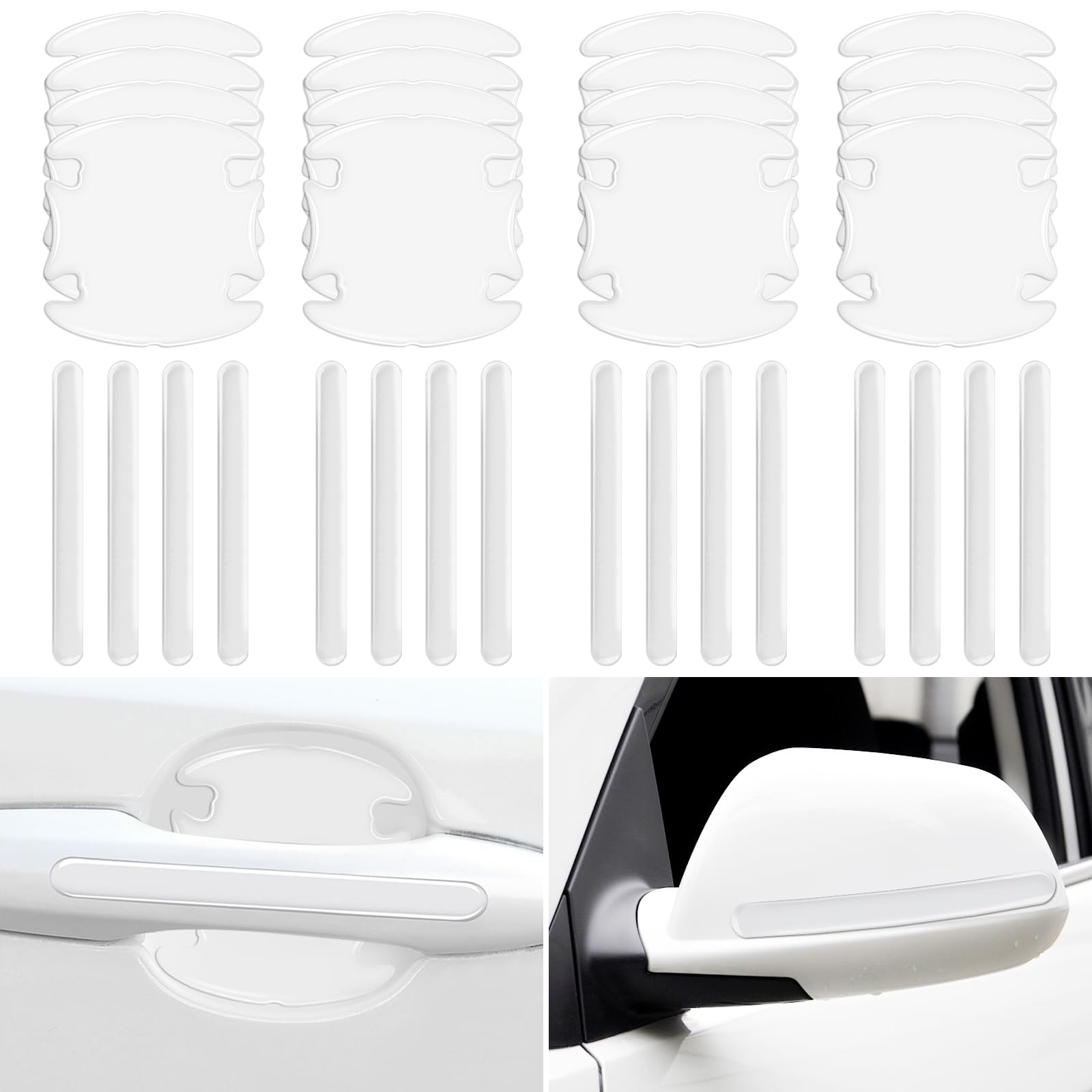Amazon.com: 16PCS Car Door Handle Protector, Waterproof Anti-Scratch ...