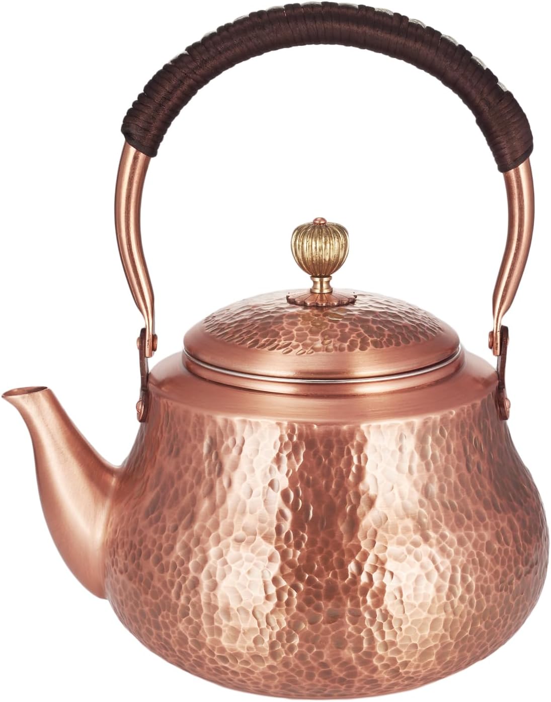 Amazon.com | EnerCoppeX Handmade Copper Tea Kettle for Stove Top ...