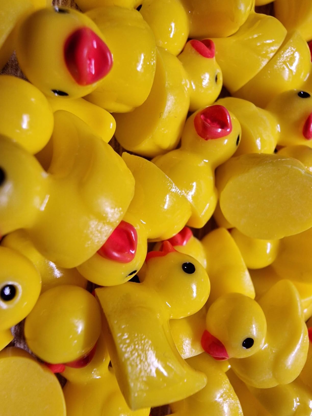 Partideal 100 Stück Mini Harz Enten,Miniatur Enten,Mini Resin Ducks DIY ...