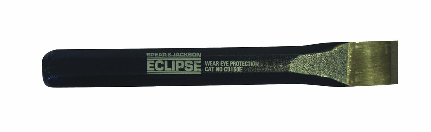 Eclipse CB150E Flat Cold Chisel, Chrome Vanadium Steel, 1" Width x 8 ...