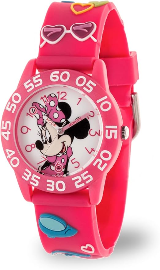 Amazon.com: Disney Minnie Mouse Watch for Kids 3-5 – Adorable Minnie ...
