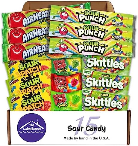 Amazon.com : Sour Candy Box -Bulk Sour Candy Variety Pack ...