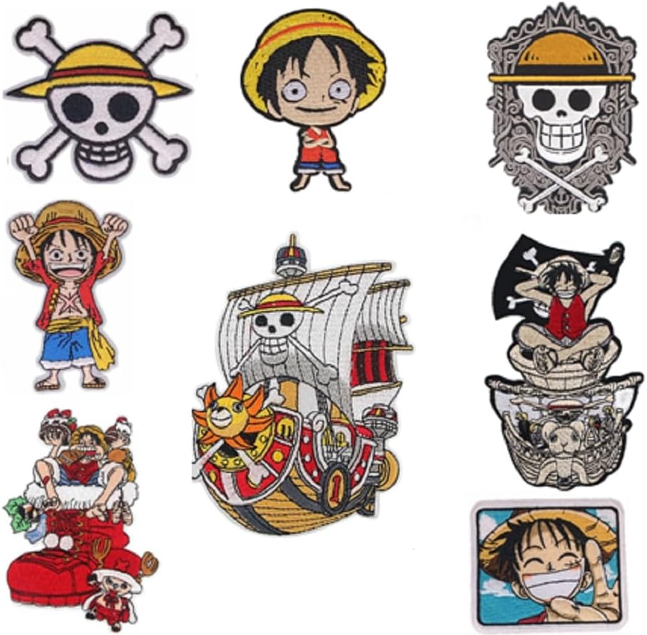 Amazon.com: One Piece: Skull Anime Patch : Clothing, Shoes & Jewelry