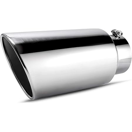 Amazon.com: Exhaust Tip 5" Inlet to 7" Outlet, A-KARCK 15" Overall ...