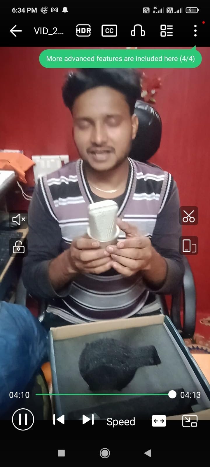 Belear TLM 103 Large Diaphragm Cardioid Condenser Microphone Kit, Foam ...