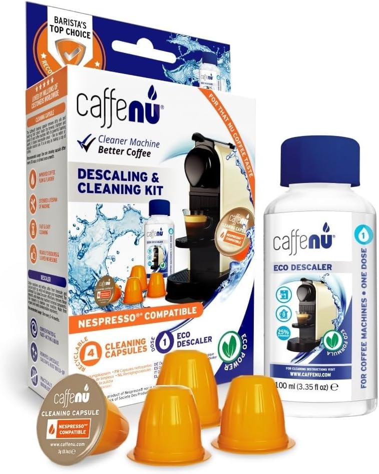 Caffenu | Coffee Machine Cleaner Capsules and Nespresso Descaler Kit ...