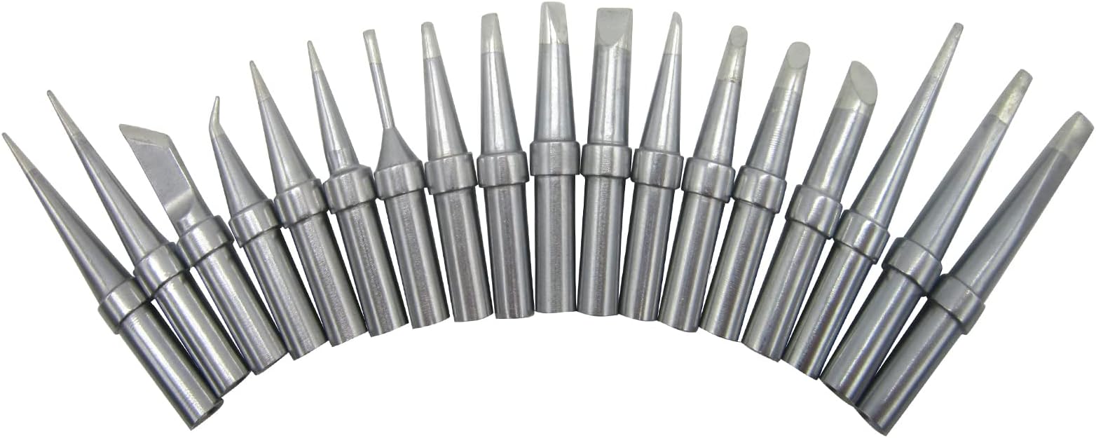 18 PCS Weller Replacement Soldering Tips for WES51 WES50 WESD51 WESD50 ...