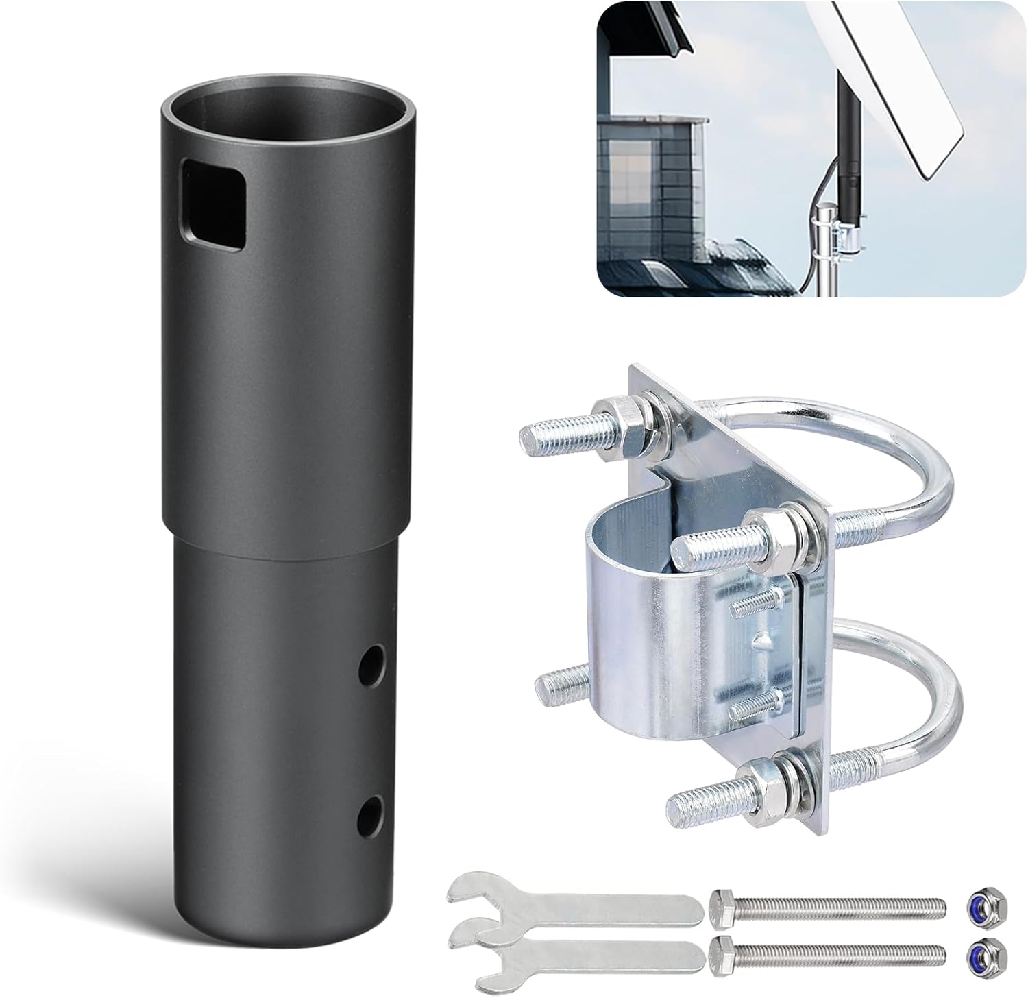 Amazon.com: ELFCULB Starlink Pipe Adapter,Starlink Pole Mount,Starlink ...