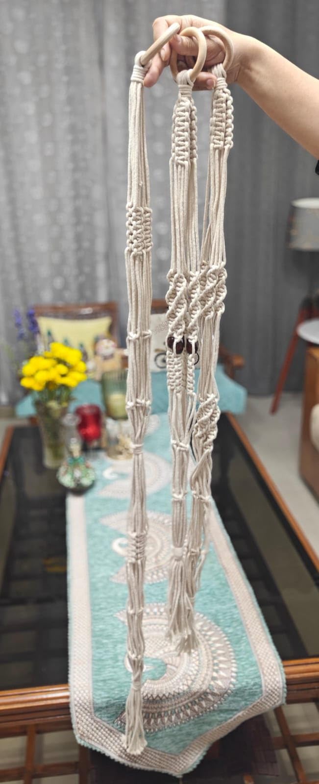 LOVE N BEYOND TULIP 3-Pack Macrame Plant Hangers, Unique Designs ...