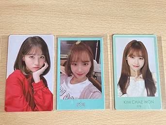 Amazon.co.jp: IZ*ONE Kim Chaewon (Trading Card Set of 3) : Toys & Games